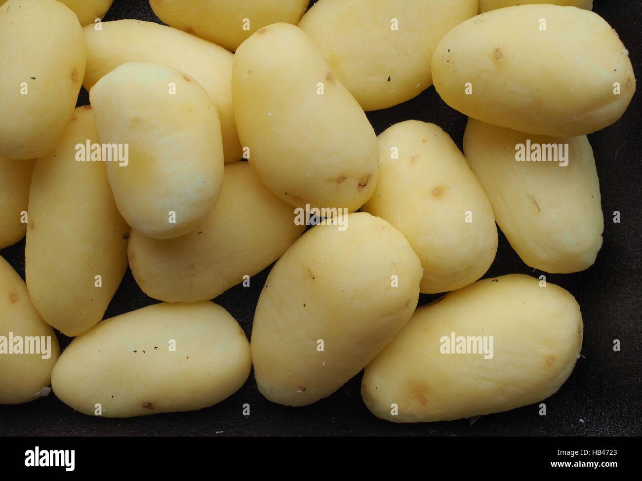 Potato vegetables in a tub Stock Photo - Alamy