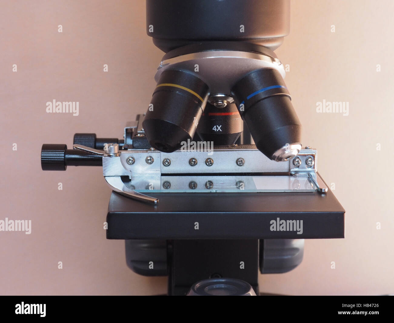 Light microscope detail Stock Photo - Alamy