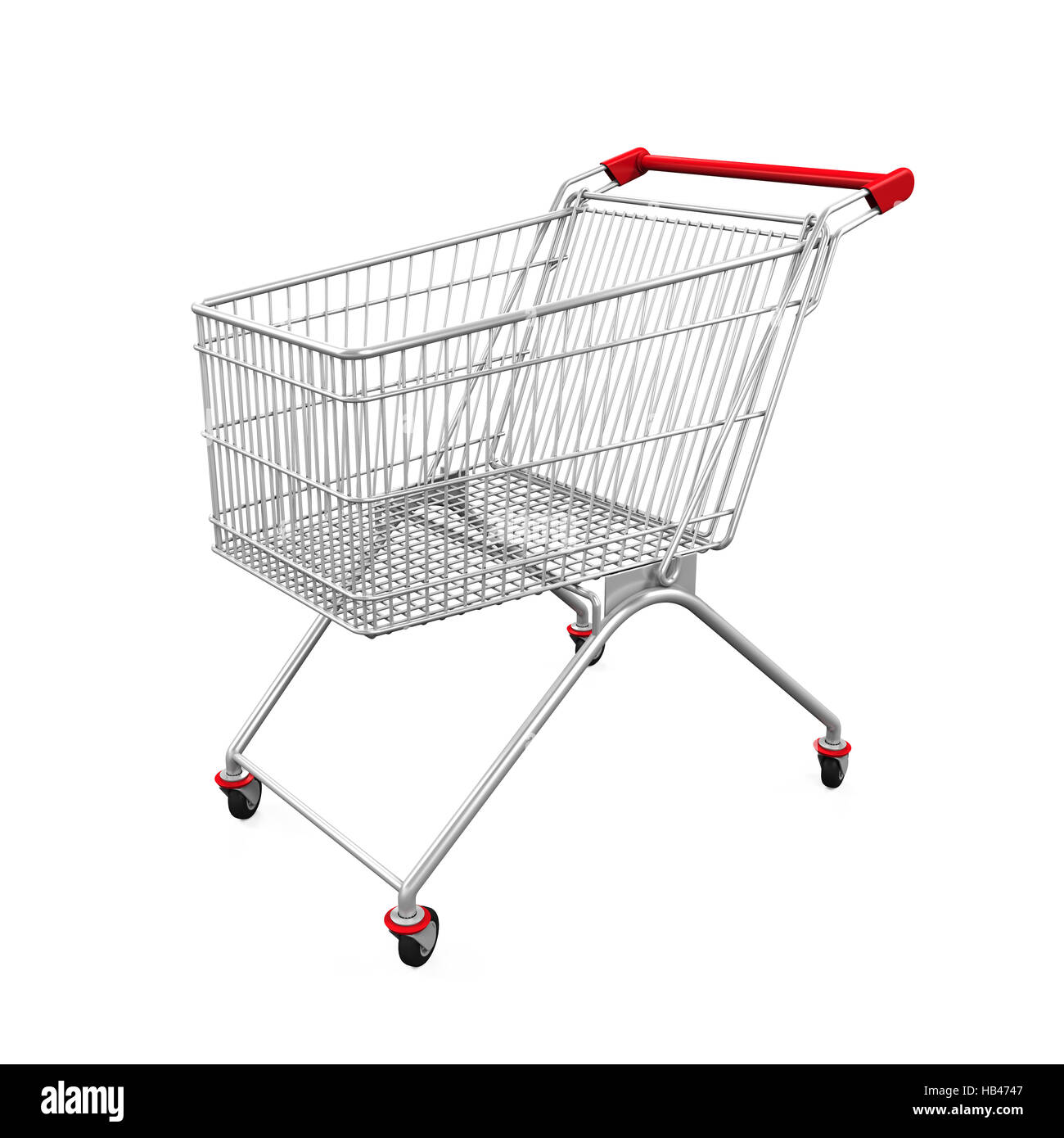 Shopping Cart Isolated Stock Photo - Alamy