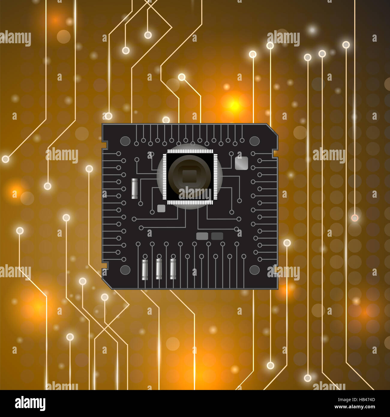 Modern Computer Technology Background Stock Photo - Alamy