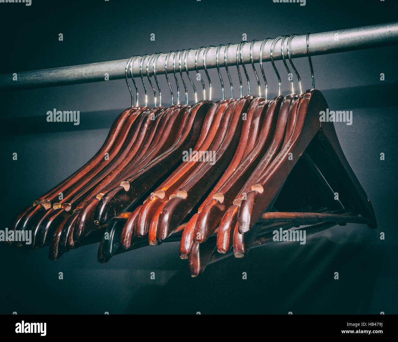 clothes rack, close-up Stock Photo - Alamy