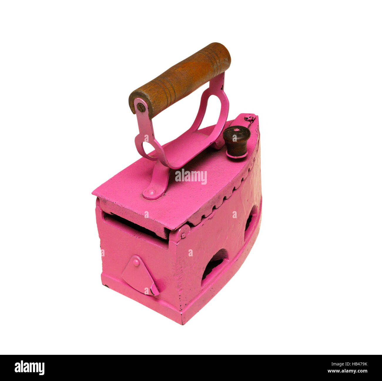 old, Irons, pink Stock Photo - Alamy