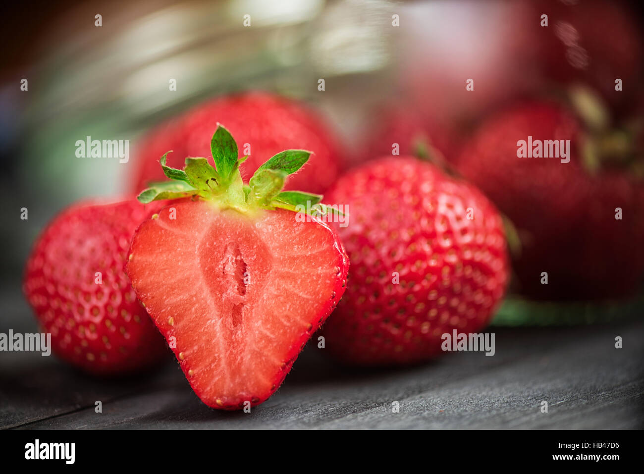 Fresh ripe strawberry Stock Photo - Alamy