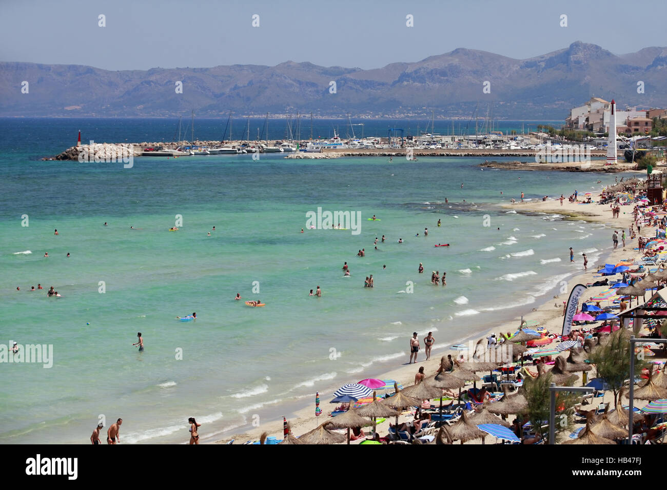 Can Picafort. Mallorca Stock Photo - Alamy