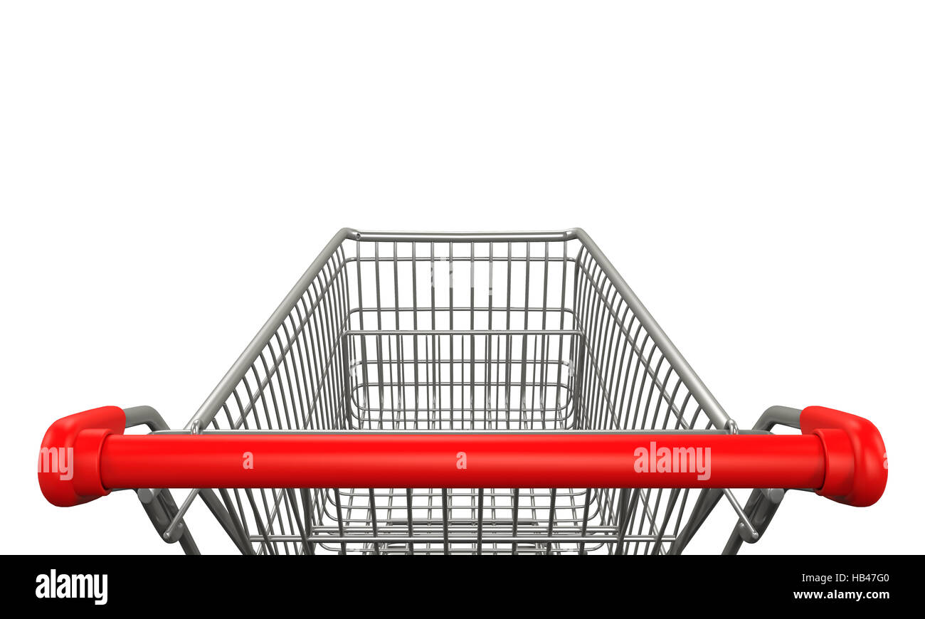 Shopping Cart Isolated Stock Photo - Alamy