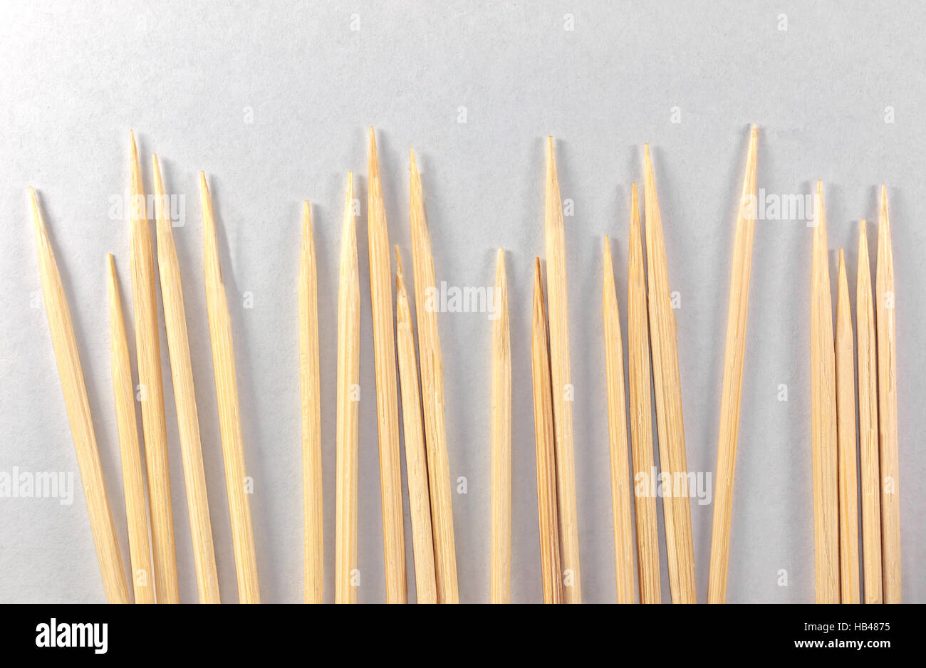 Toothpicks on paper Stock Photo - Alamy