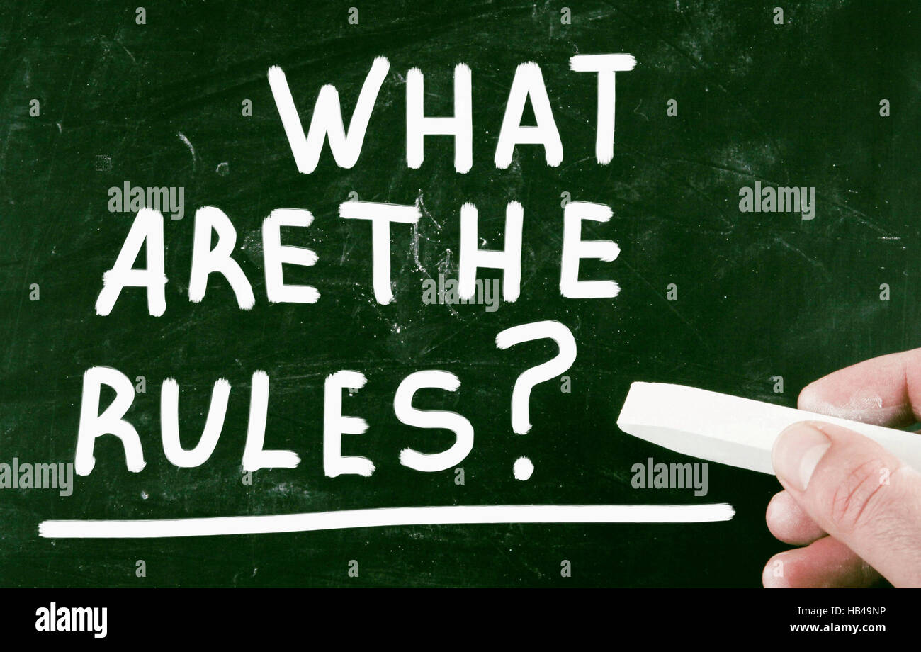 what are the rules Stock Photo - Alamy