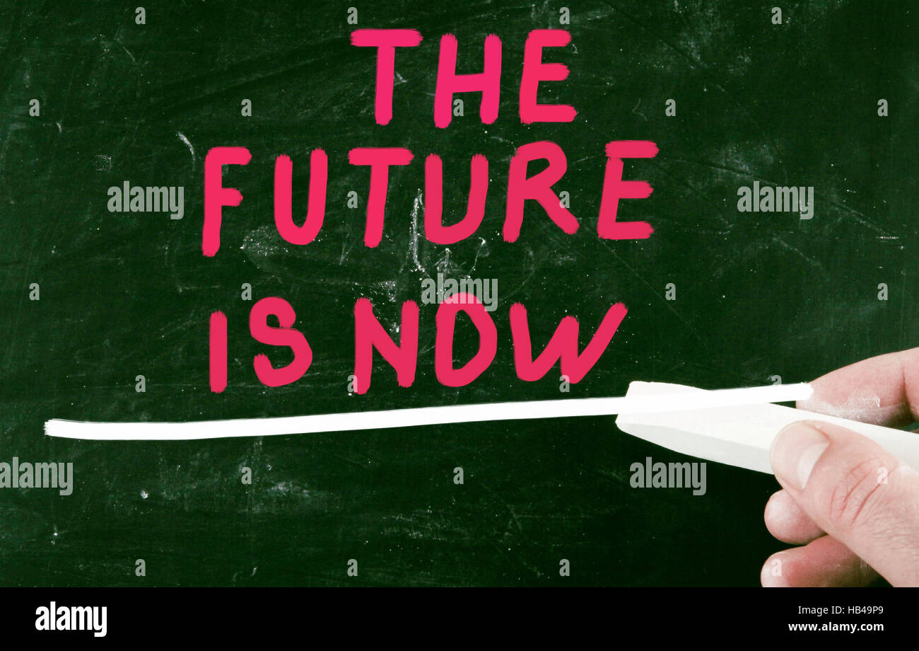 the future is now Stock Photo - Alamy