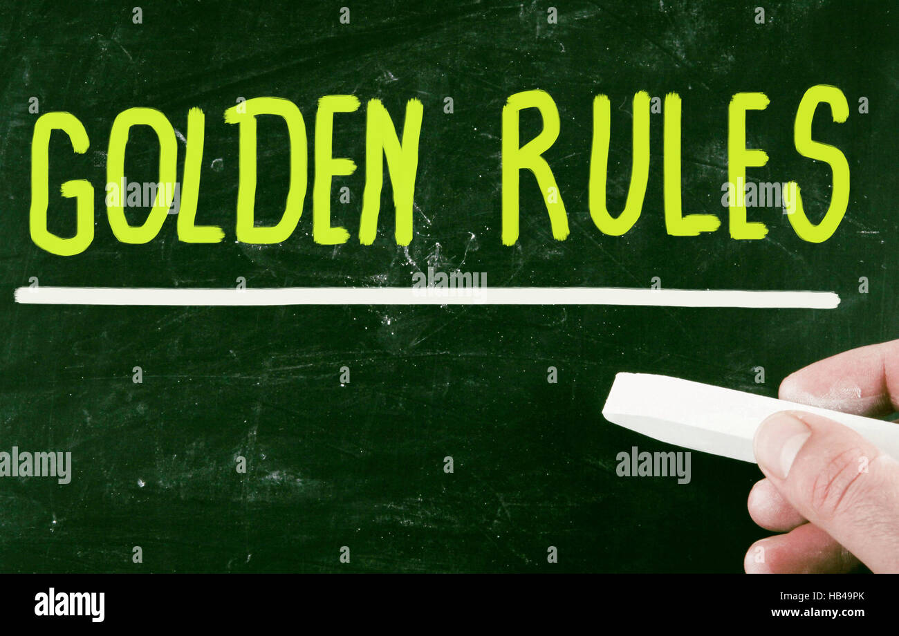 Golden Rules High Resolution Stock Photography and Images - Alamy