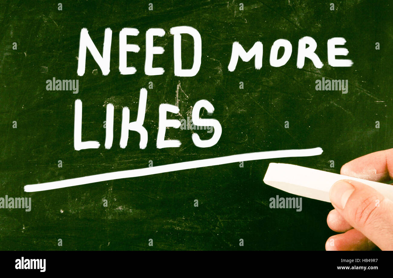 get more likes Stock Photo - Alamy