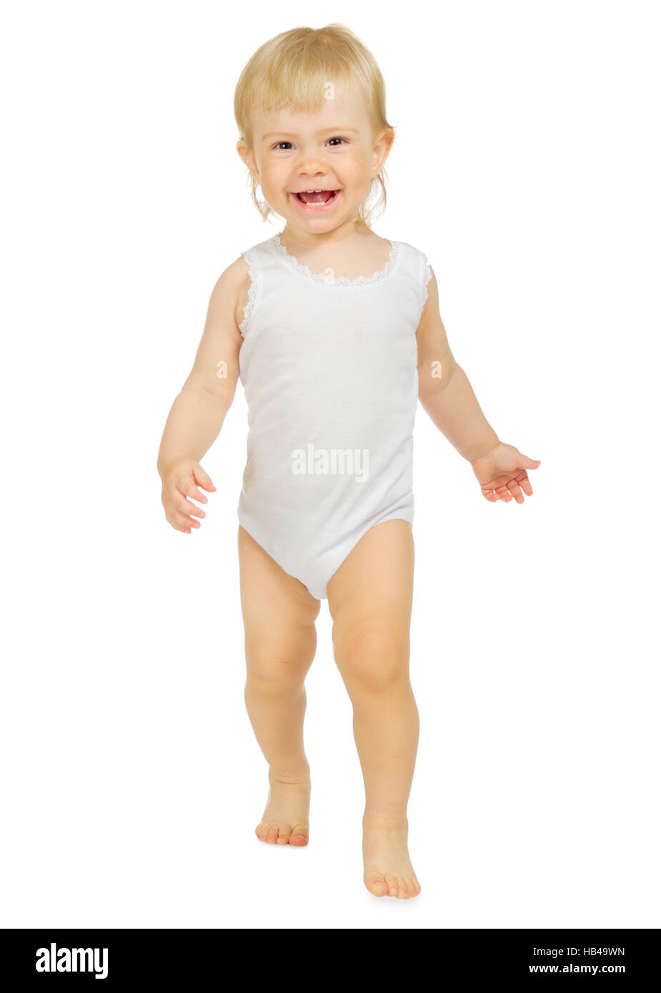 Little baby isolated on white Stock Photo - Alamy