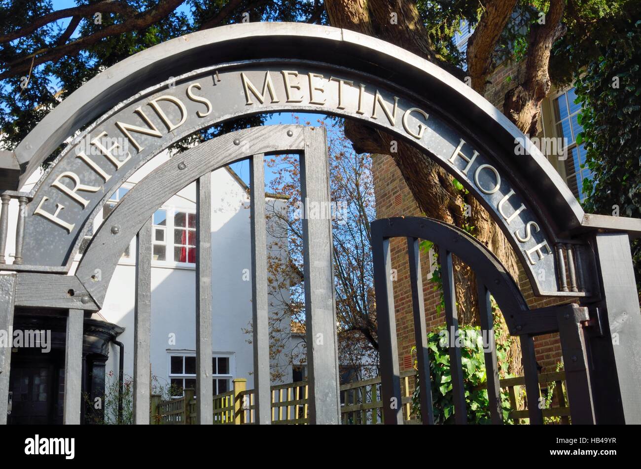 Quakers Church Sign High Resolution Stock Photography and Images - Alamy