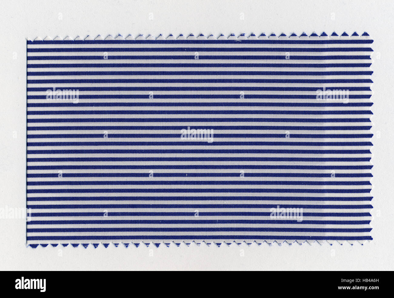 Blue Striped fabric sample Stock Photo - Alamy
