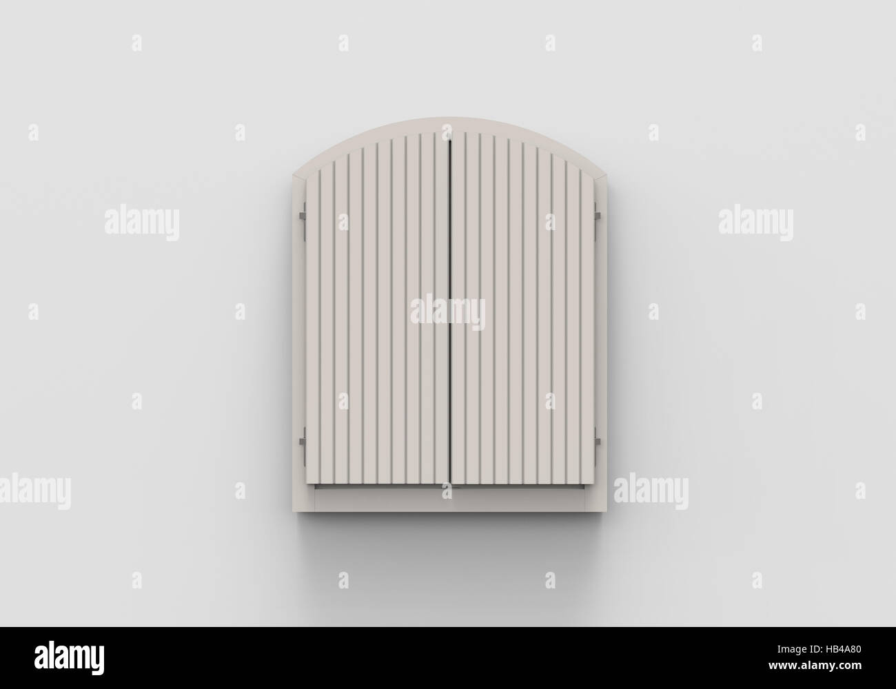 Closed window 3d render with view hi-res stock photography and images ...