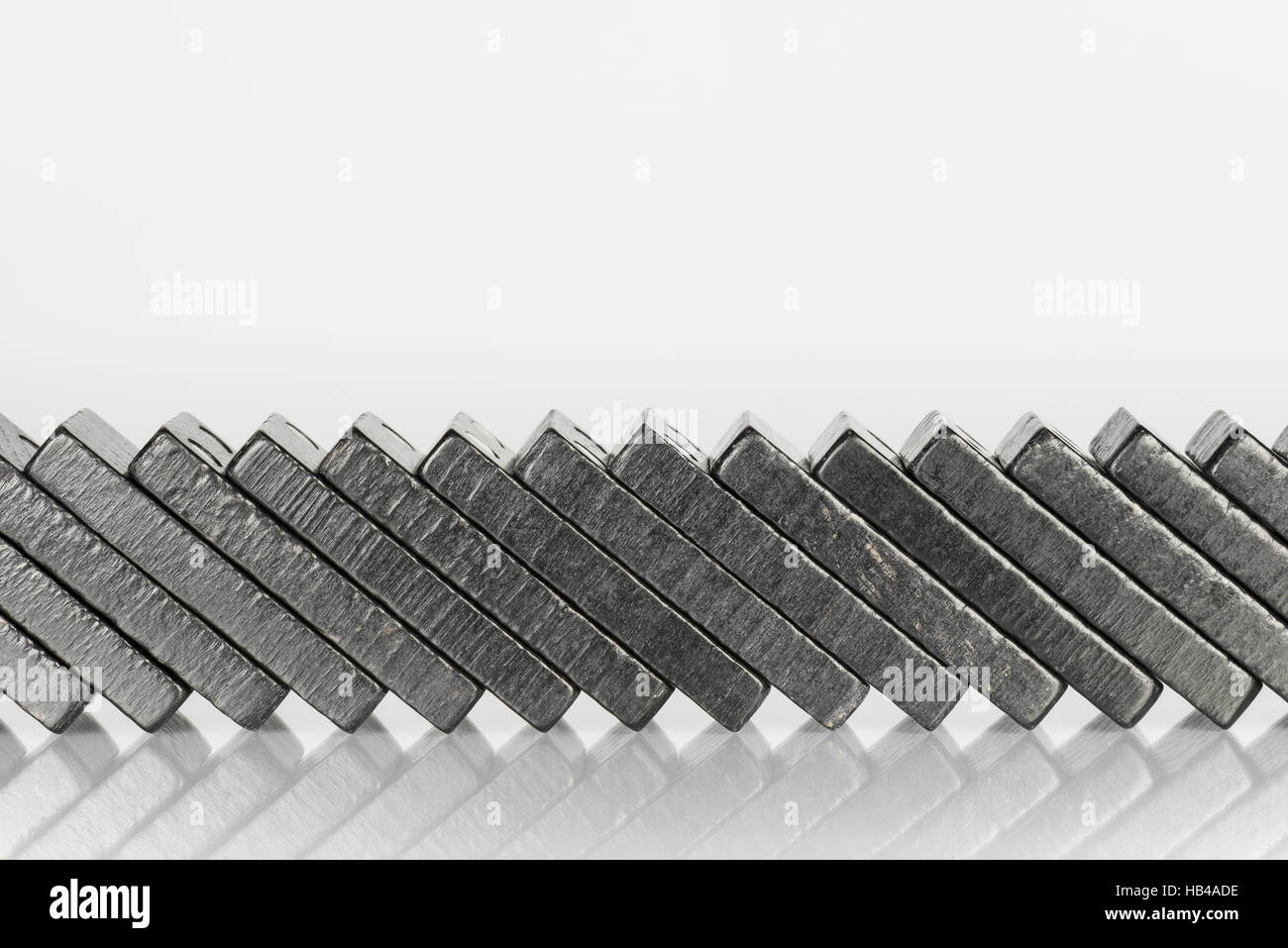 Black Domino bricks Stock Photo - Alamy
