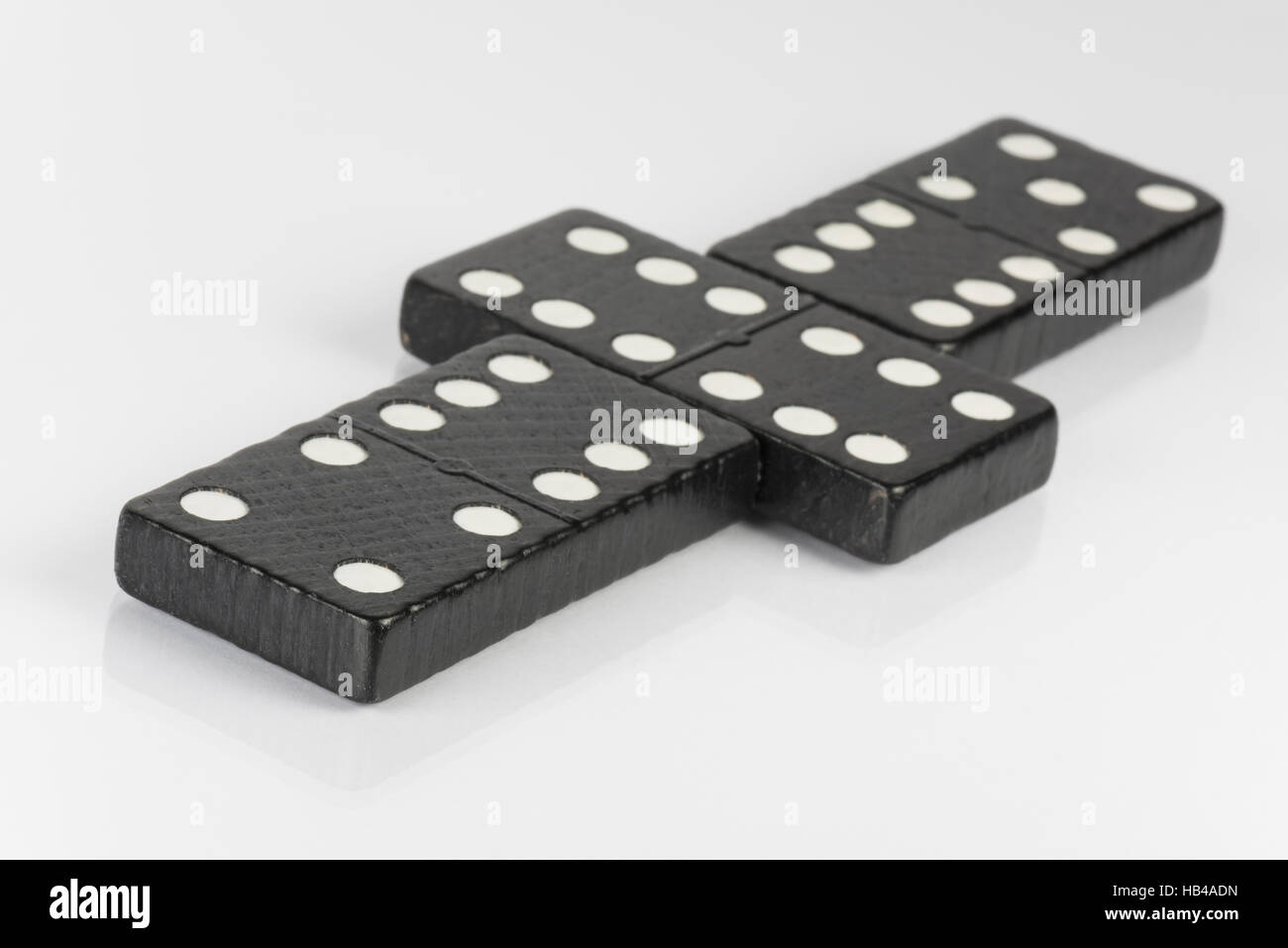 Black Domino bricks Stock Photo - Alamy