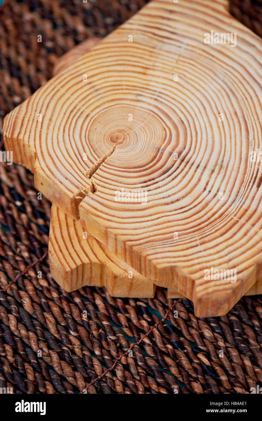 Saw cut wood, annual rings. Close details. A feeling of comfort Stock ...