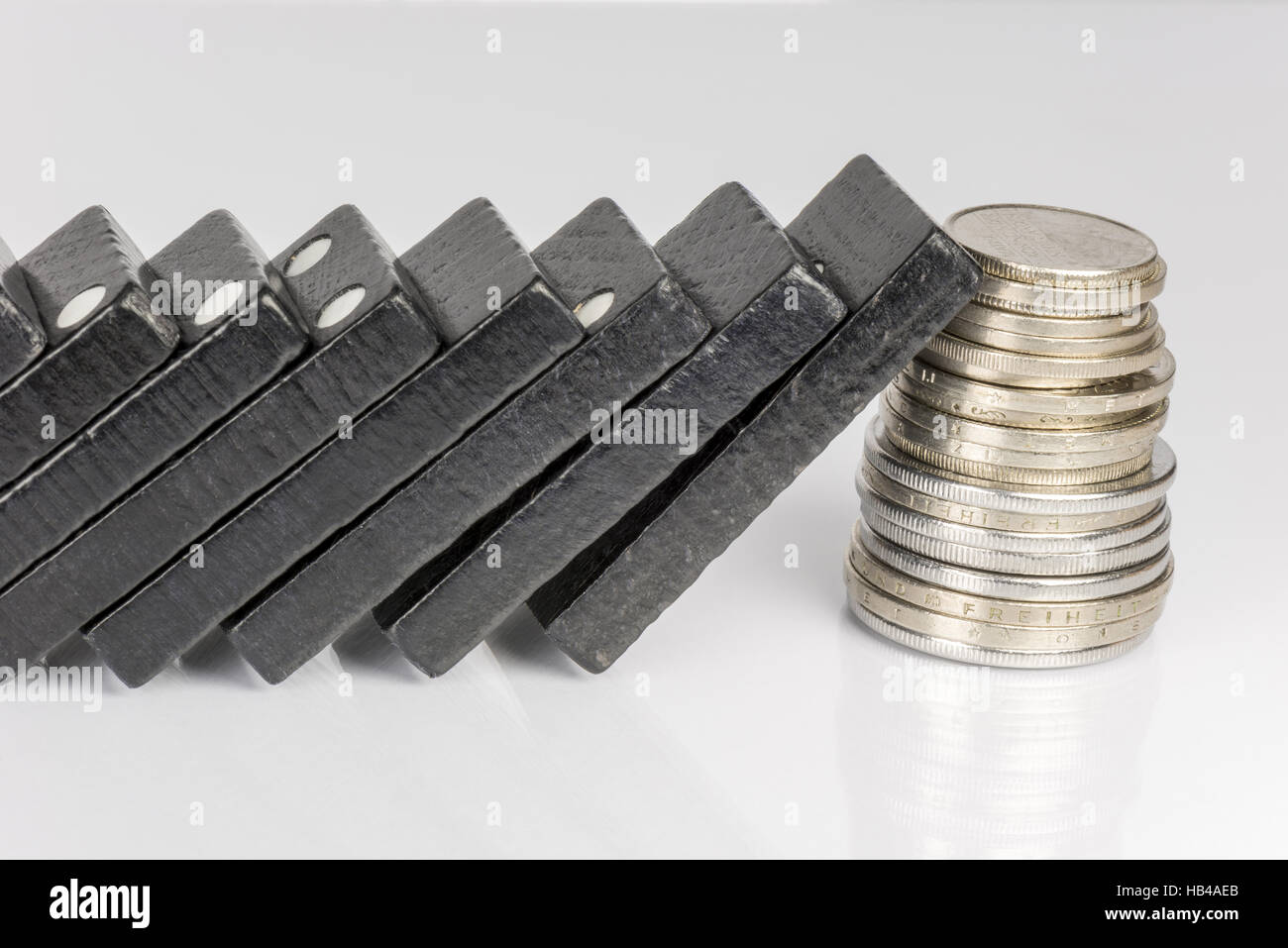 Black Domino bricks Stock Photo - Alamy