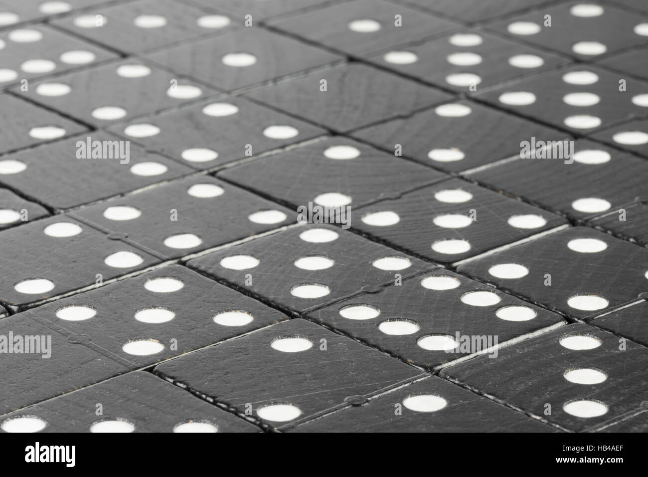 Black Domino bricks Stock Photo - Alamy