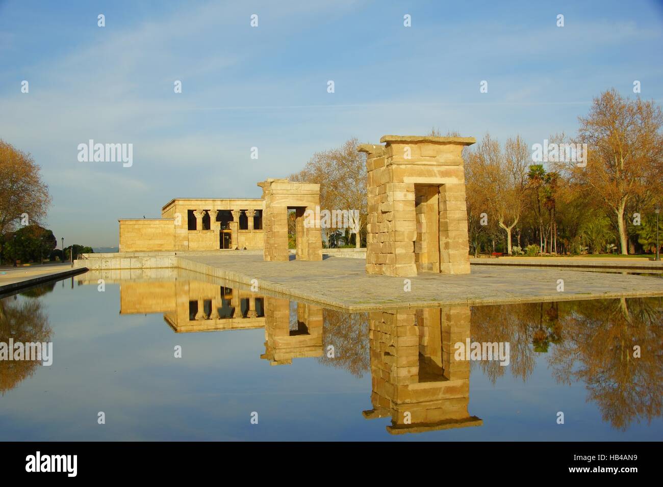 Templo de Debod Stock Photo - Alamy