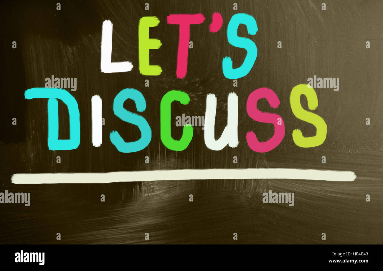 let's discuss Stock Photo - Alamy let's discuss Stock Photo - Alamy