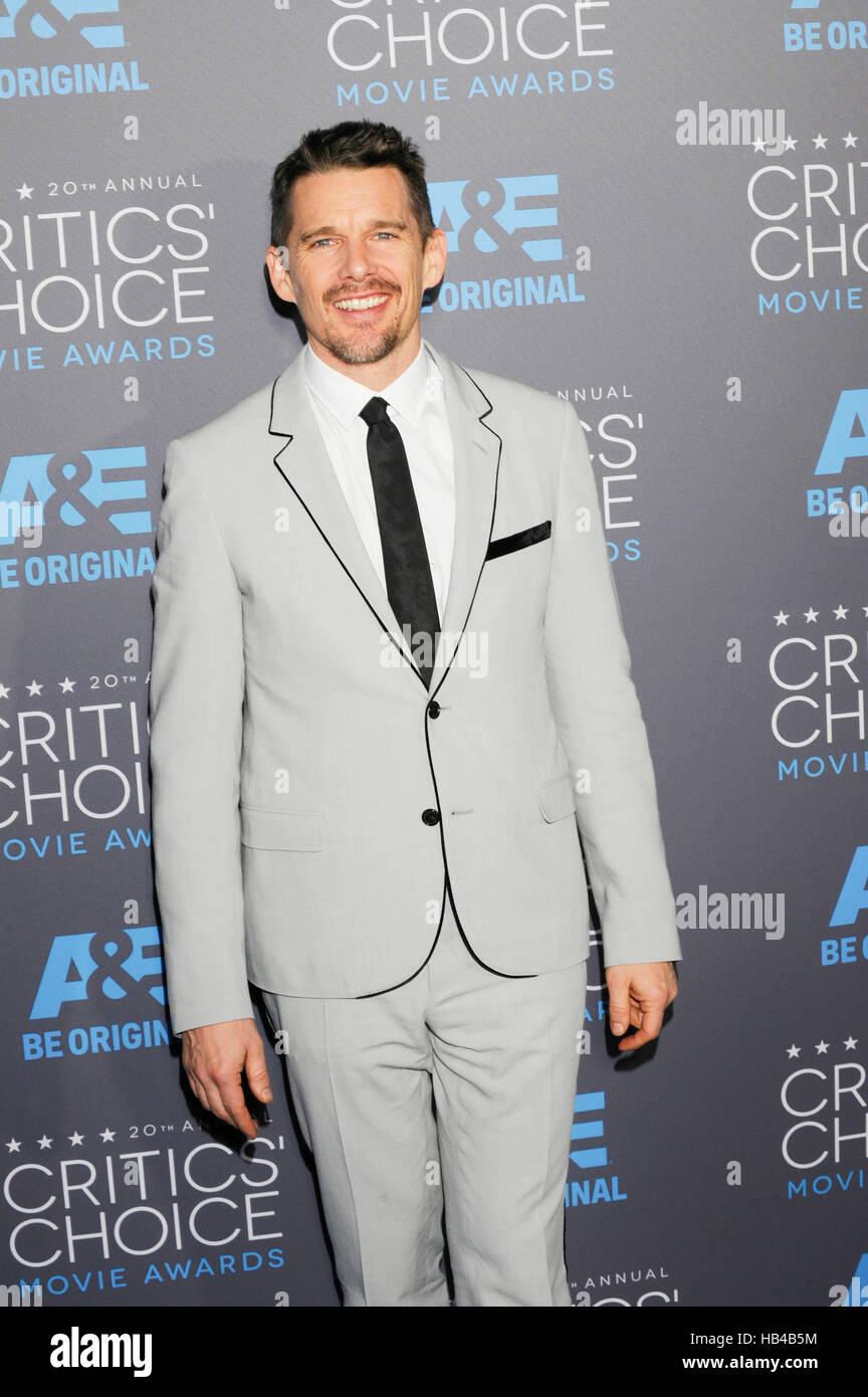 Actor Ethan Hawke attends the 20th Critics' Choice Movie Awards at the ...