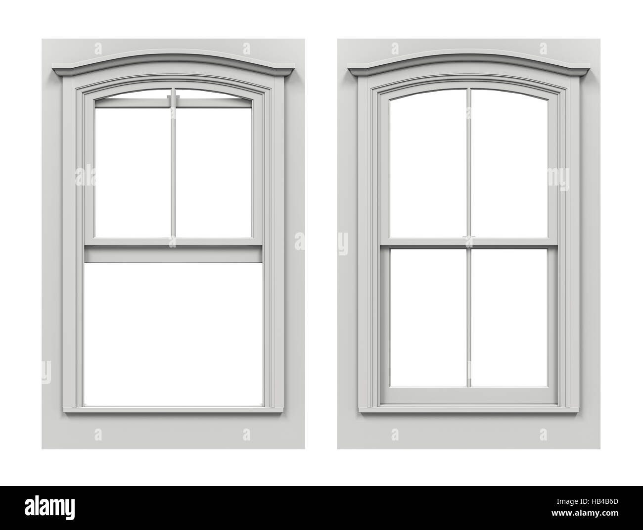 Window Open and Closed Stock Photo - Alamy