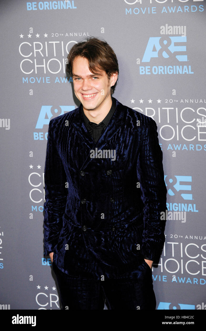 Ellar Coltrane attends the 20th Critics' Choice Movie Awards at the ...