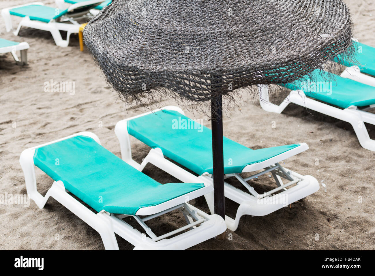 benches at beach Stock Photo - Alamy
