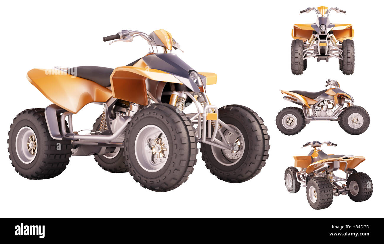 Atv desert Cut Out Stock Images & Pictures - Alamy
