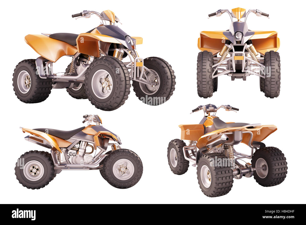 Atv desert Cut Out Stock Images & Pictures - Alamy