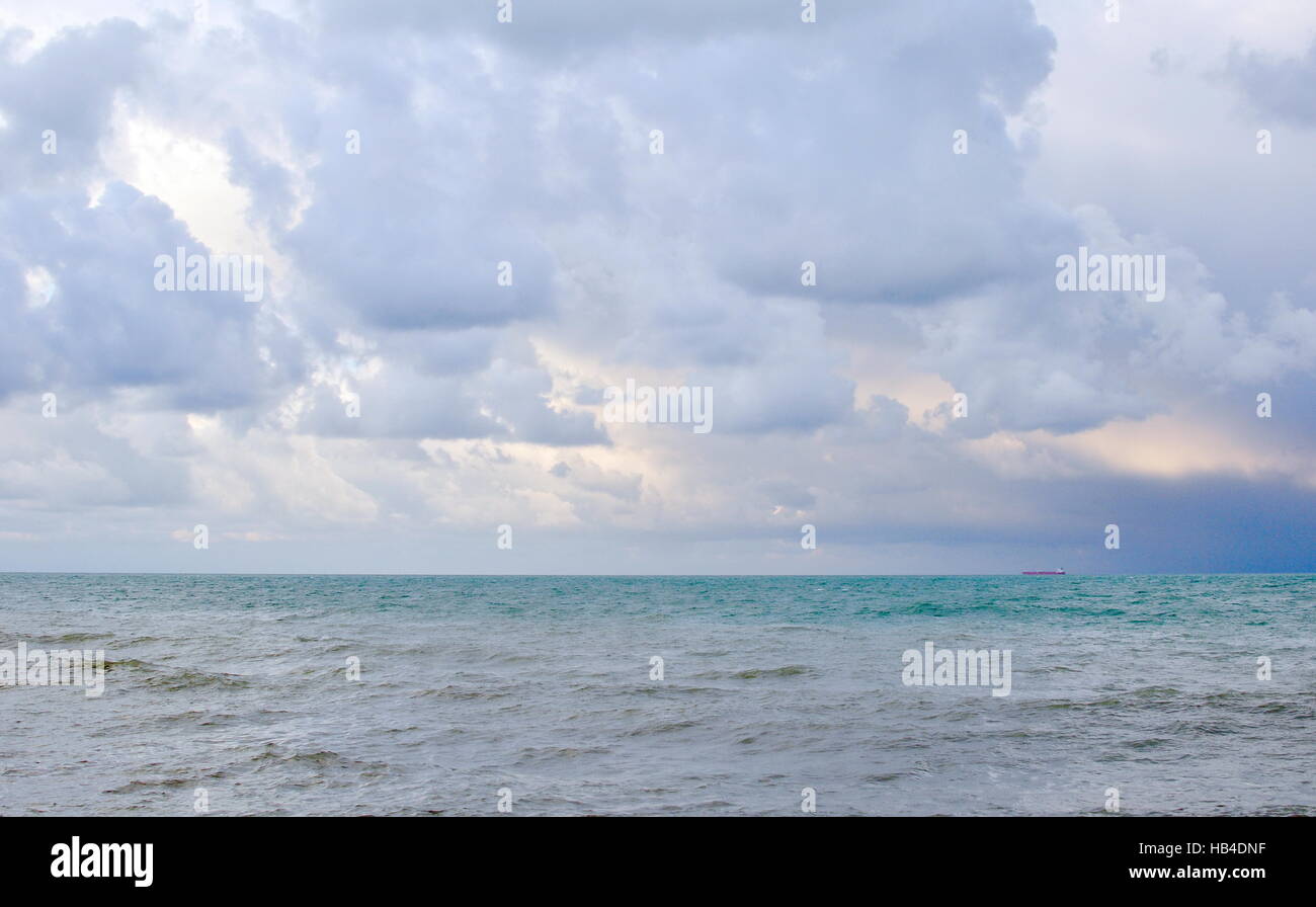 Cloudy Sky and Sea Stock Photo - Alamy