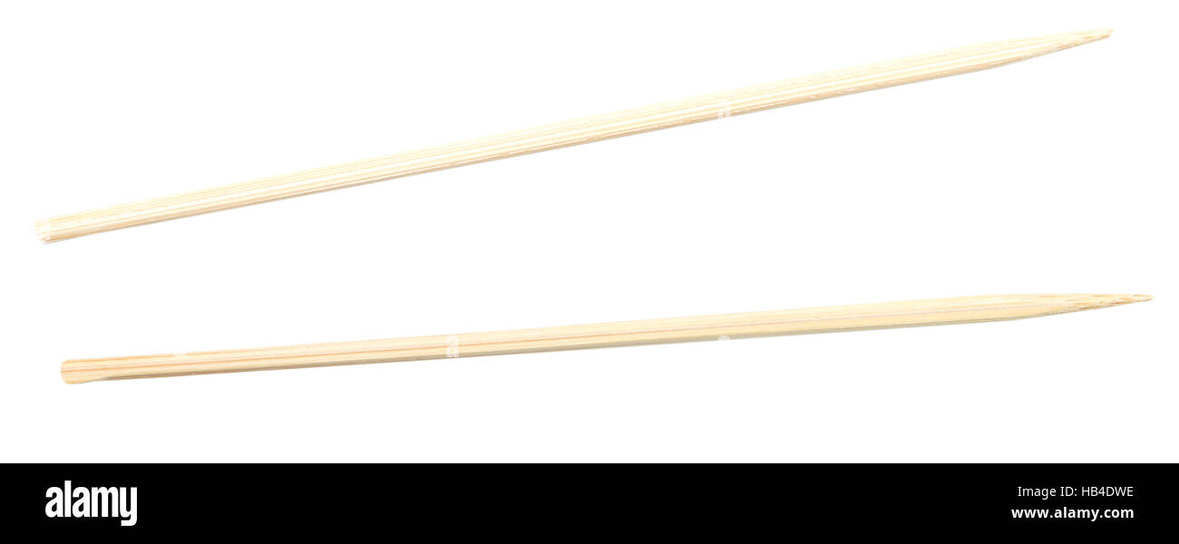 two sticks on white Stock Photo - Alamy
