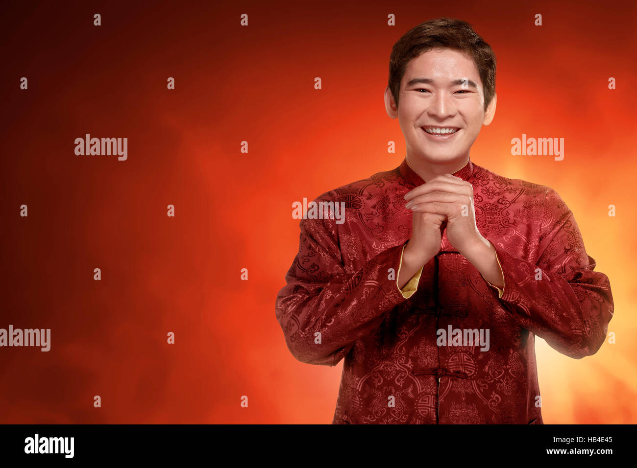 Chinese man in cheongsam suit hi-res stock photography and images - Alamy