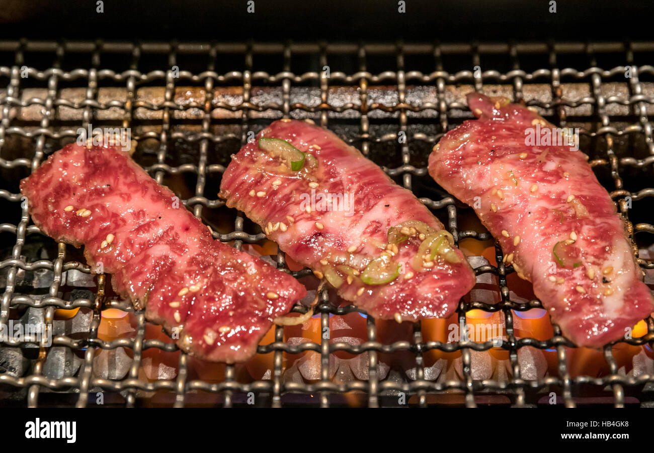 grilled wagyu beef Stock Photo - Alamy