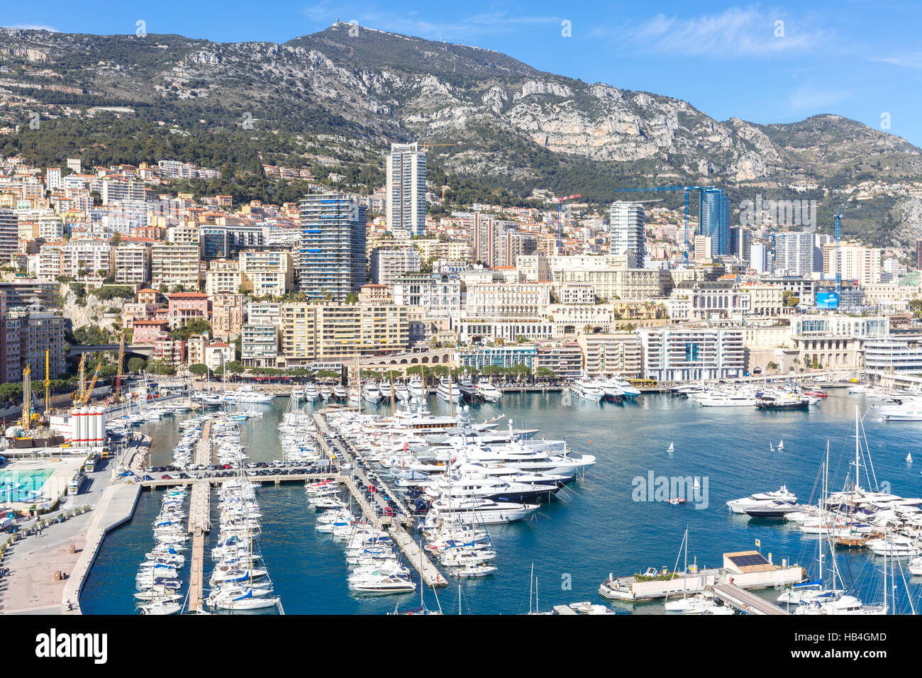 Monaco Monte Carlo harbour Stock Photo - Alamy