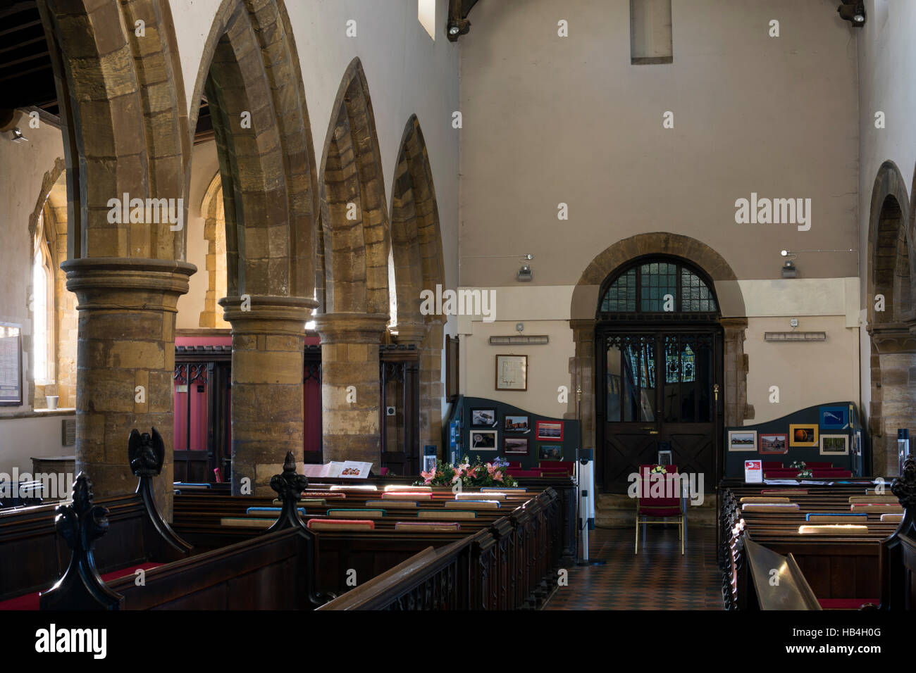 St. Andrew`s Church, Spratton, Northamptonshire, England, UK Stock ...
