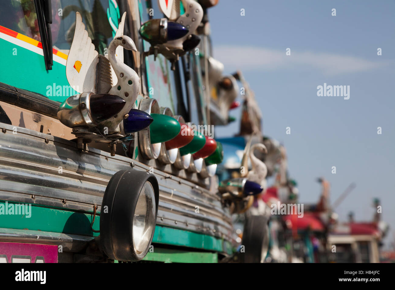 Indian buses hi-res stock photography and images - Alamy