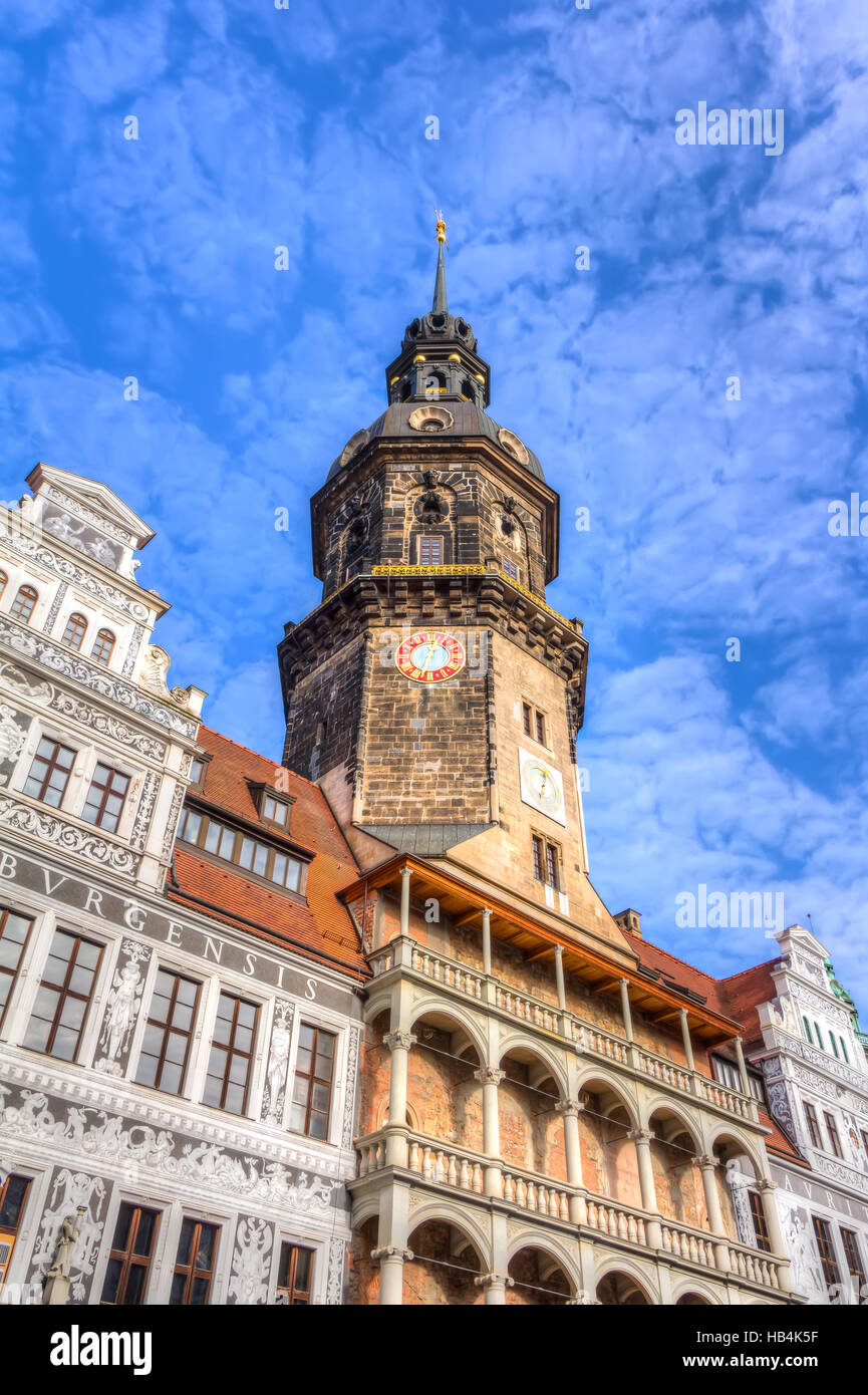 The Dresden castle Stock Photo - Alamy