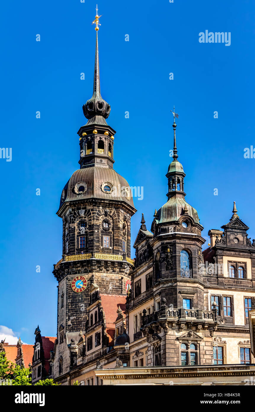 The Dresden castle Stock Photo - Alamy