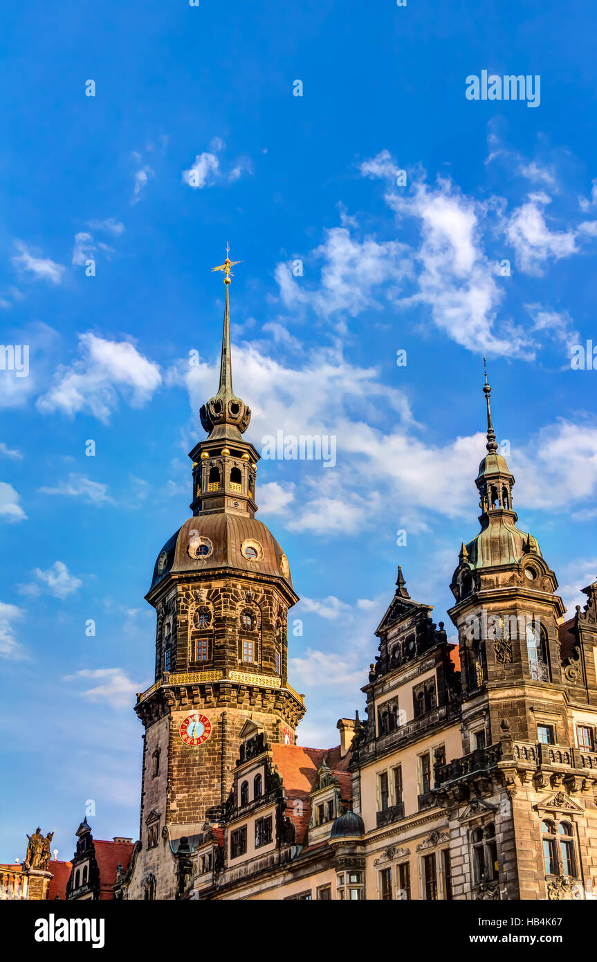 The Dresden castle Stock Photo - Alamy