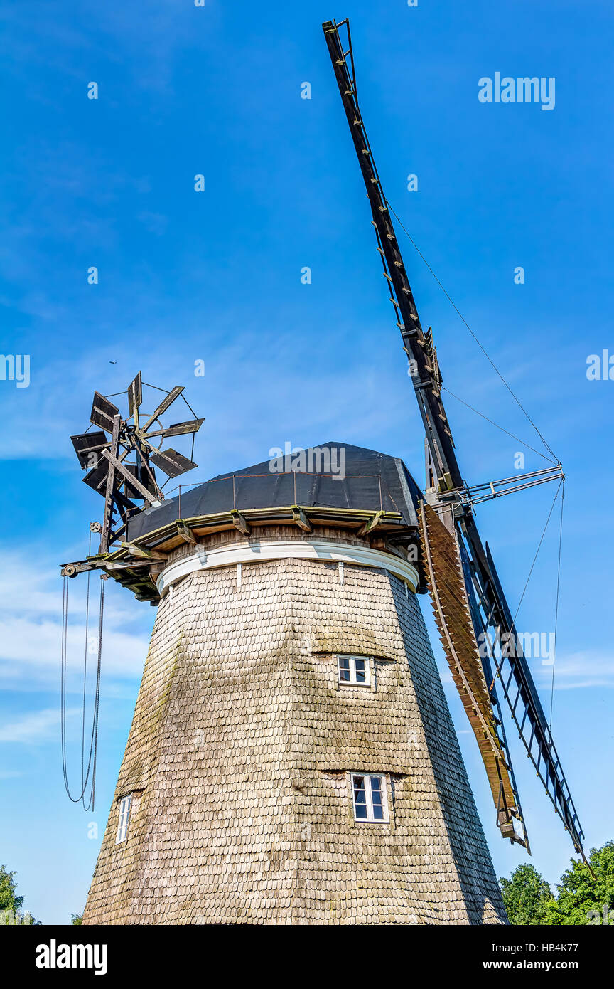 Typical Dutch windmill Stock Photo - Alamy