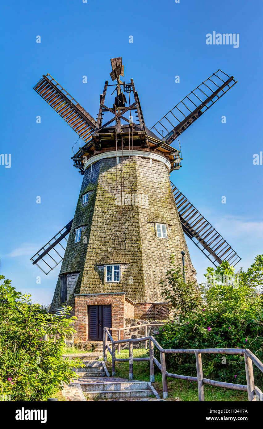 Typical Dutch windmill Stock Photo - Alamy