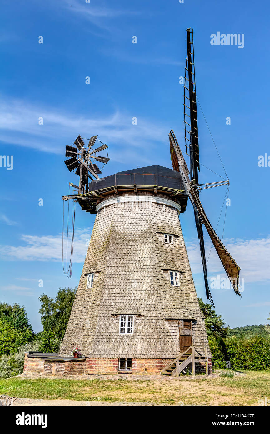 Typical Dutch windmill Stock Photo - Alamy