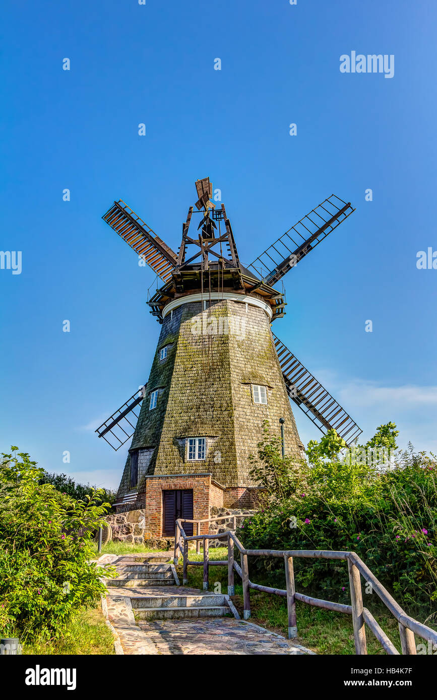 Typical Dutch windmill Stock Photo - Alamy