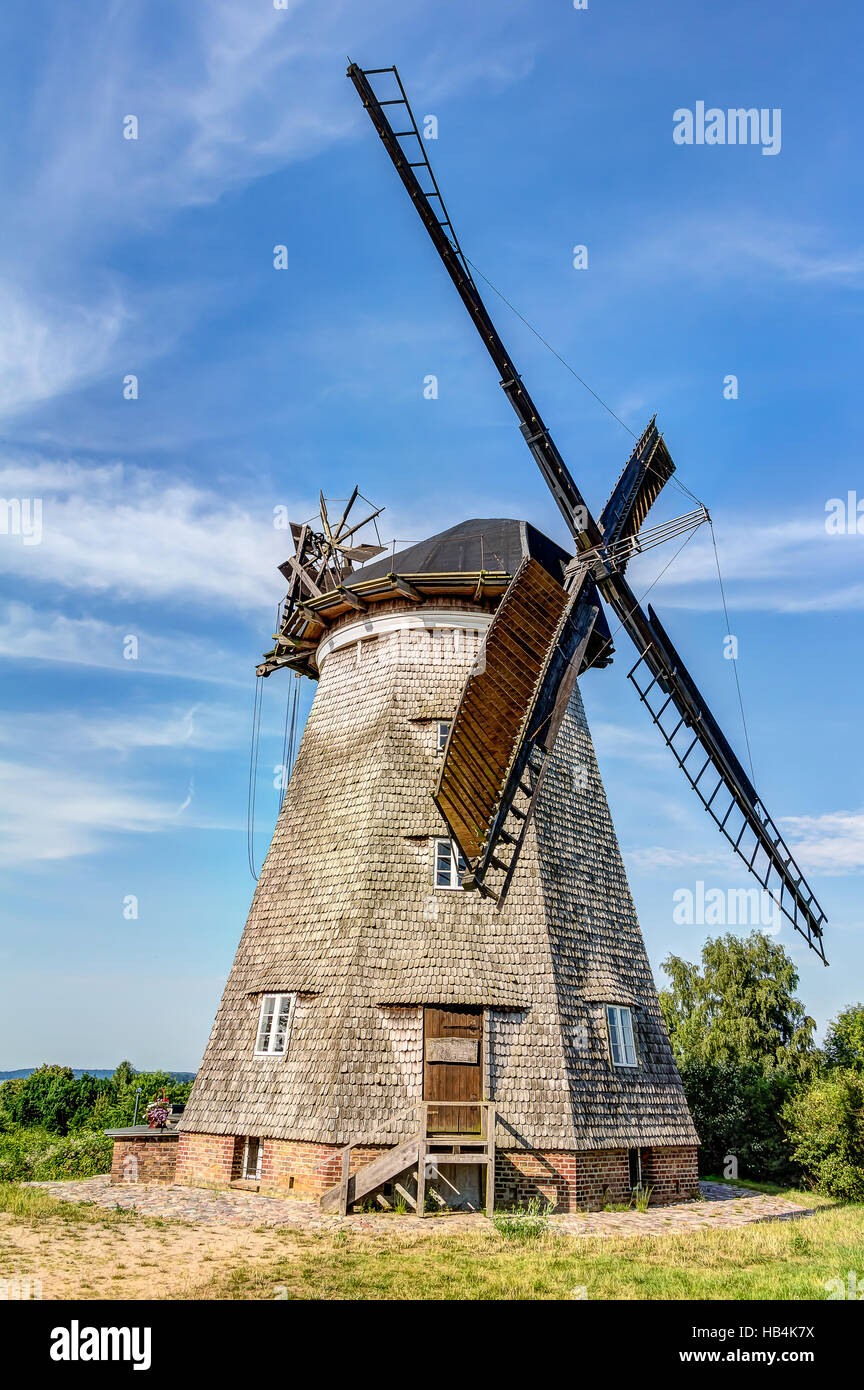 Typical Dutch windmill Stock Photo - Alamy