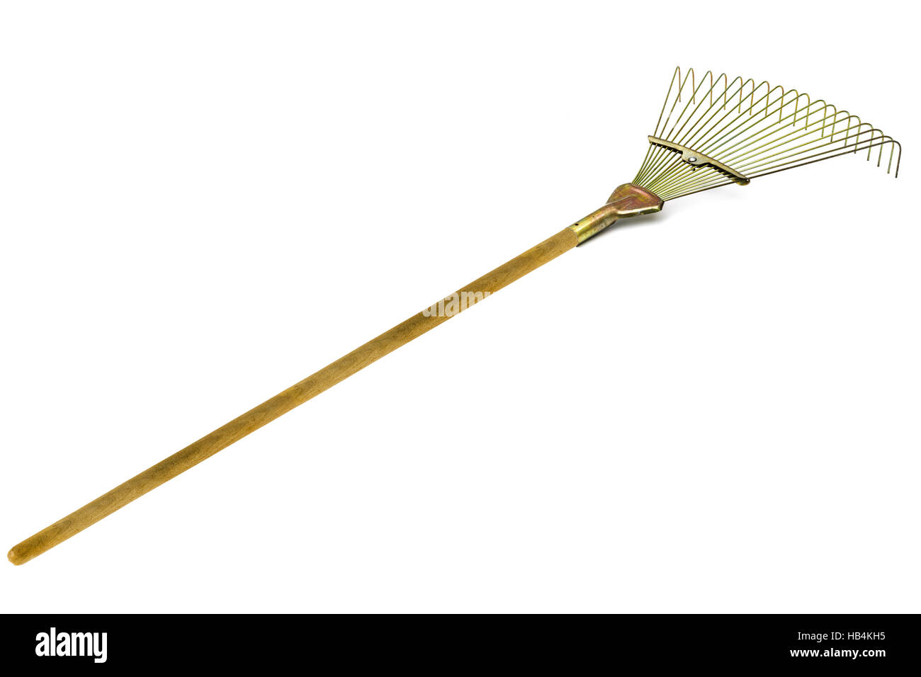Rake isolated on white background Stock Photo - Alamy