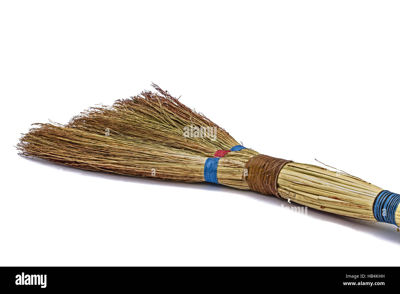 Besom, isolated on white background Stock Photo - Alamy