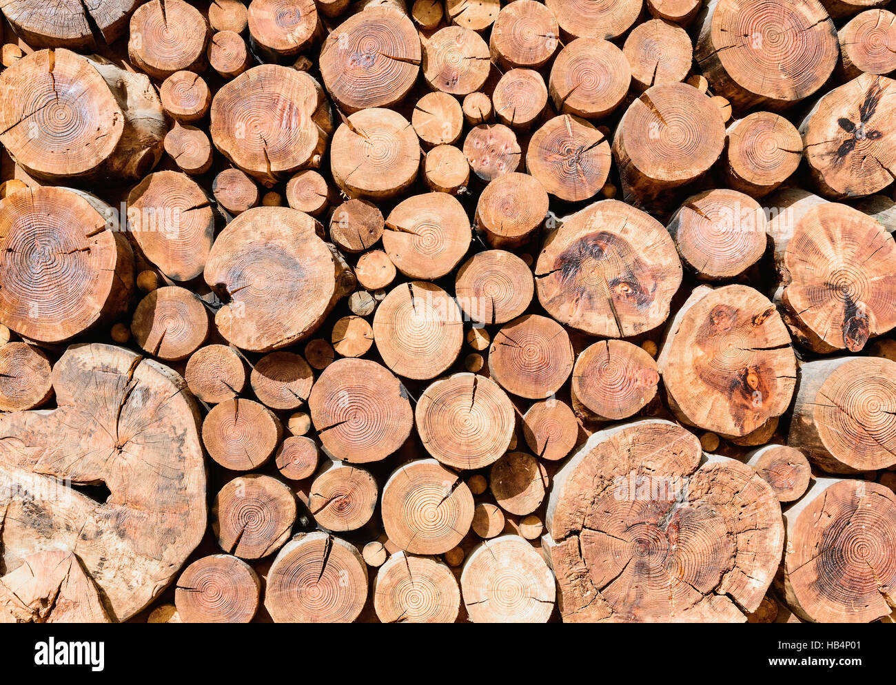 stack of wood background Stock Photo - Alamy