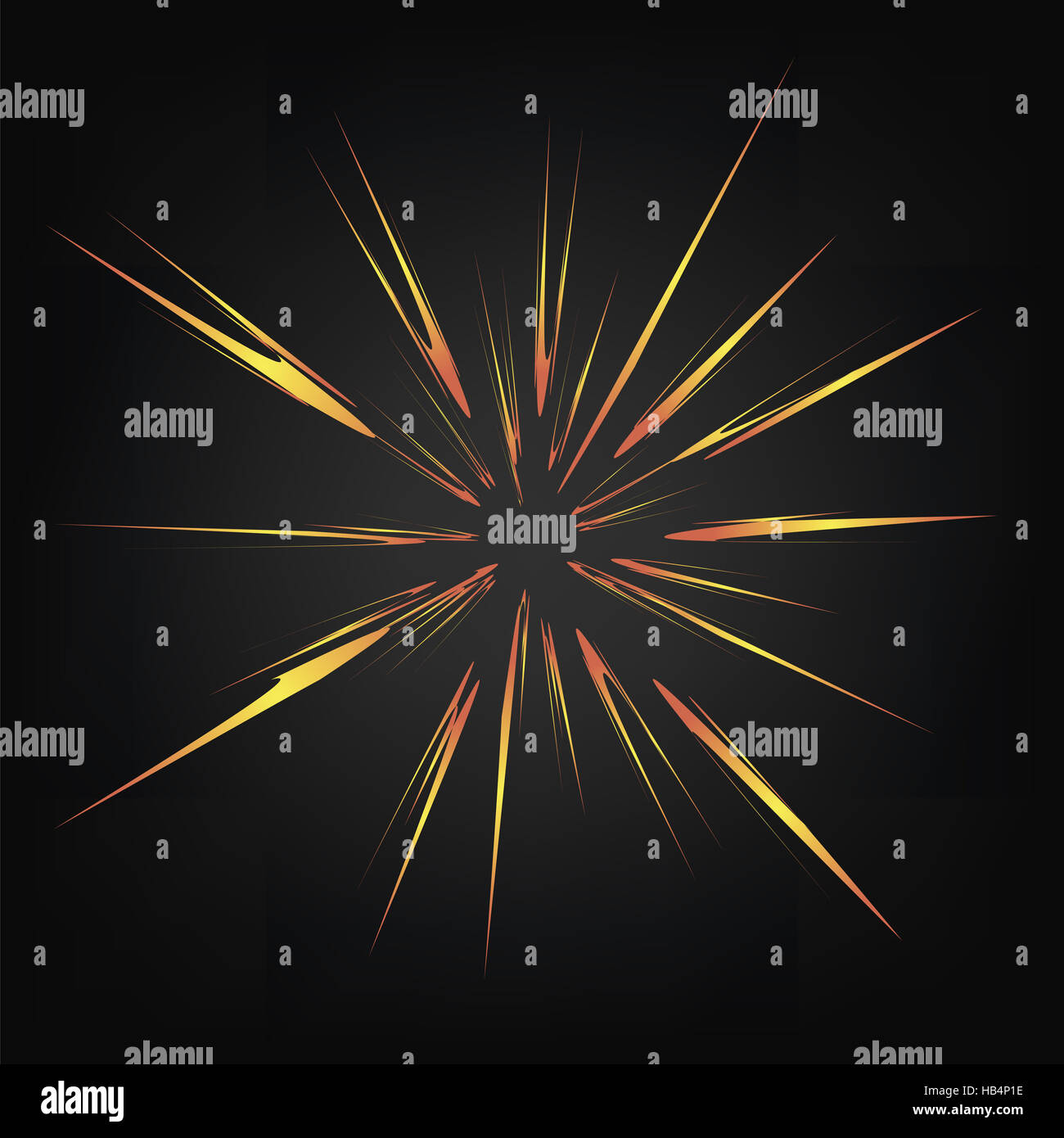 Cartoon Explosion, Star Burst Stock Photo - Alamy